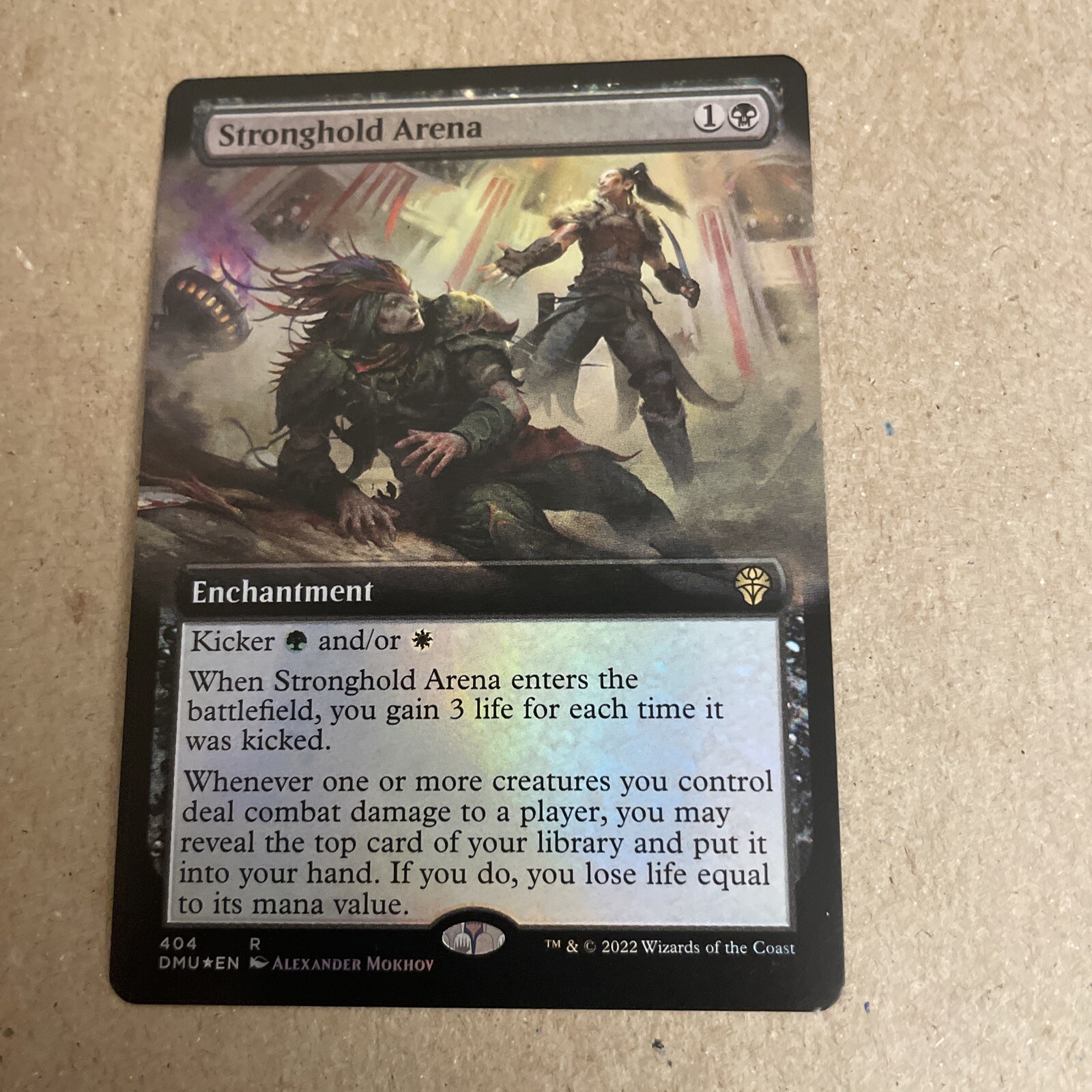 MTG [x1] Stronghold Arena (Extended Art) FOIL Dominaria United - Near ...