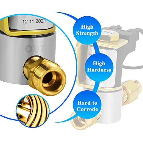 990-53 Humidifier Water Inlet Solenoid Valve Assembly Compatible with ...