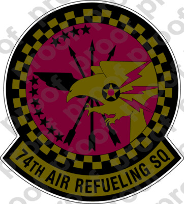 STICKER USAF 74th AIR REFUELING SQUADRON | eBay