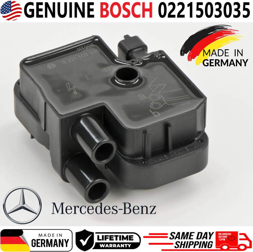 GENUINE BOSCH Ignition Coil For 1998-2011 Mercedes-Benz A0001587803 ...
