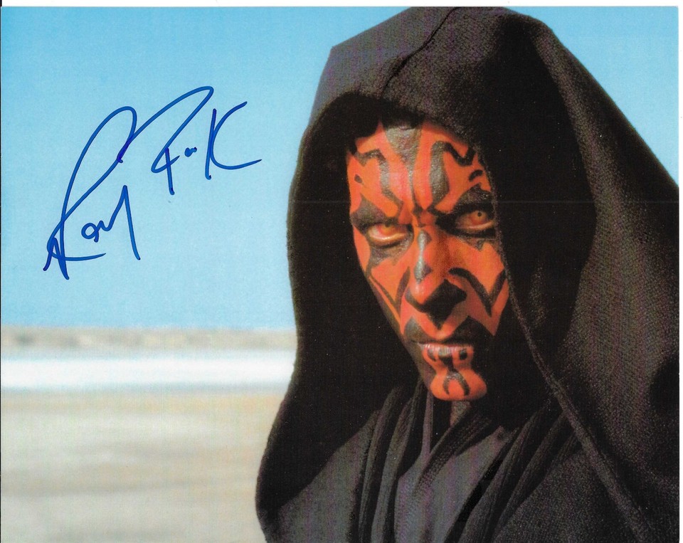 Park, Ray: Autographed 8"x10" photo / still – Ray Park, Star Wars Darth ...
