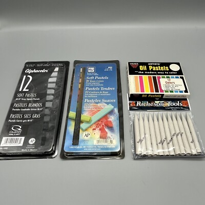 Lot Of 3 Pastel Sets - Alphacolor, Weber, Loew Cornell + Tortillions ...