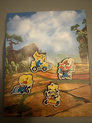 Crash Team Racing CTR Nitro-Fueled Oxide Collector Pin Bundle | eBay