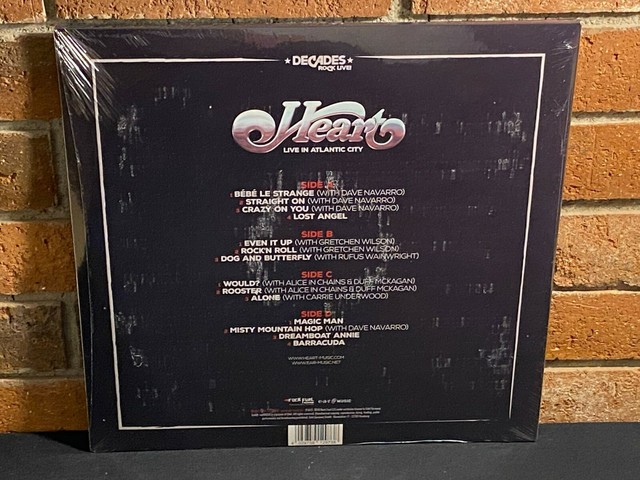 Heart - Live in Atlantic City 2 Vinyl LP Mp3 for sale online | eBay