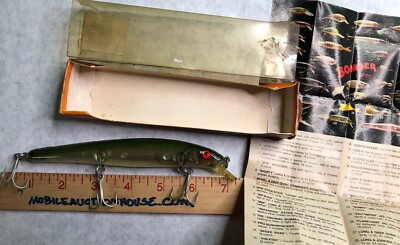 Vintage Bomber Fishing Lure Texas Long A Heavy Duty Fresh & Salt Water ...