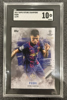 2021-2022 Topps FUTURE CHAMPIONS "Mason Mount" Pedri #/99 SGC 10 ...