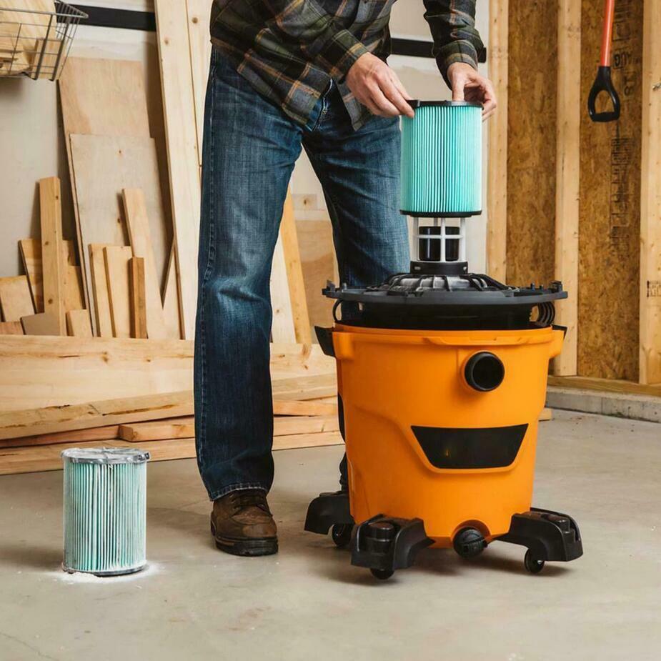 VF6000 HEPA Cartridge Filter 5-Layer Pleated Paper for RIDGID Wet & Dry ...