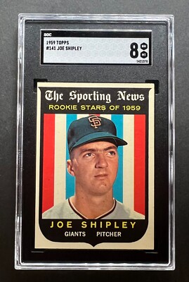 1959 Topps Joe Shipley #141 San Francisco Giants Rookie Stars SGC 8 | eBay