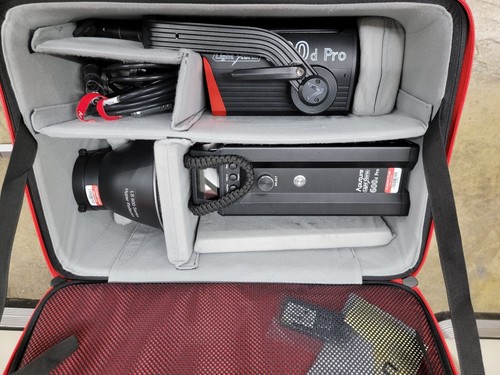 Aputure 600d Pro Complete Kit with Rolling Case (Gold Mount)