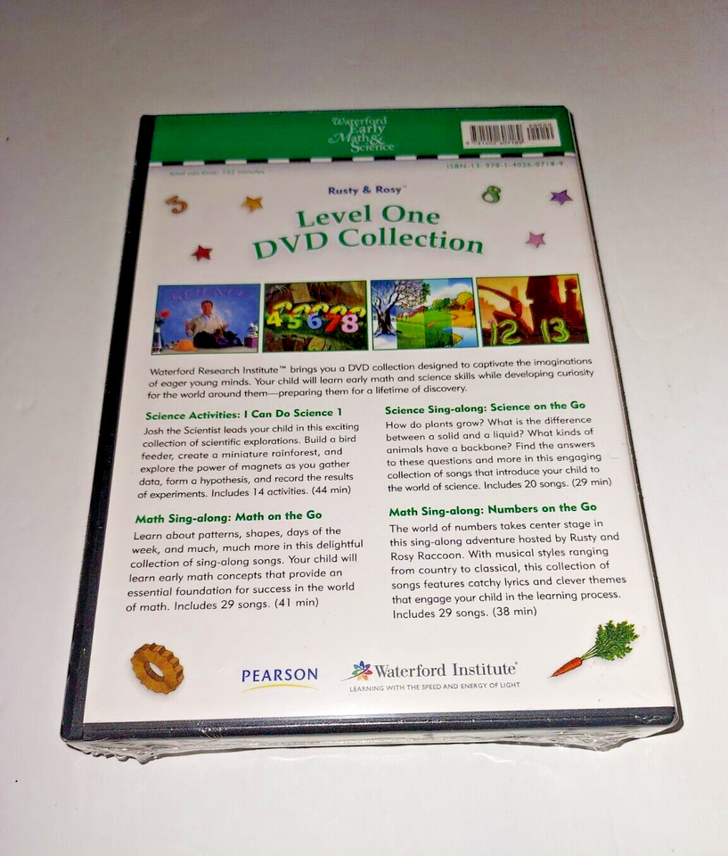 Level One 1 RUSTY & ROSY 4 DVD Collection Waterford Early Reading ...