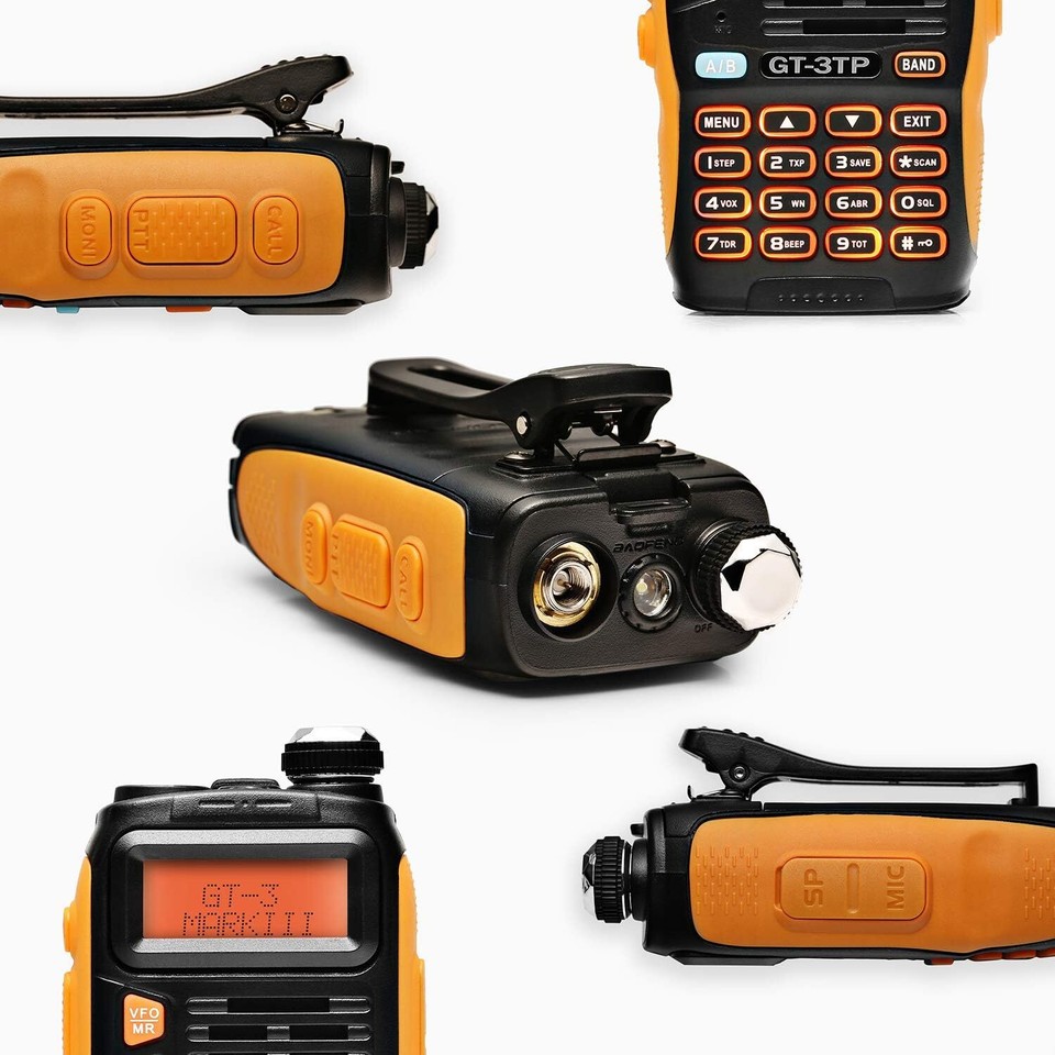 Handheld Police Radio Scanner 2-Way Triple Power Digital Transceiver ...