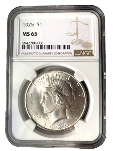 1925 Peace Dollar NGC MS-65 | eBay