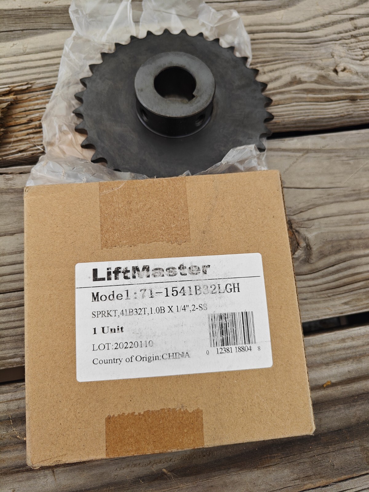 LiftMaster Garage Door Opener Sprocket Commercial 2-SS Model 71 ...