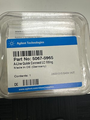 Agilent 5067-5965 A-Line Quick Connect LC fitting | eBay