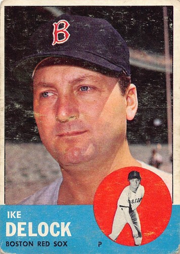 Ike Delock 1963 Topps 136 Boston Red Sox Baseball Card Ebay