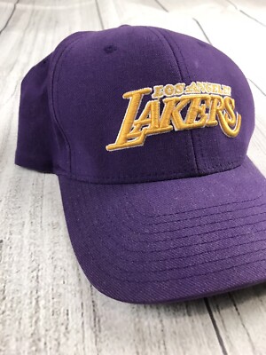 VGC! VTG Los Angeles Lakers Nike Team Hat Stretch Fit Cap | eBay