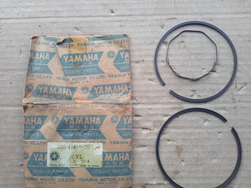New 2nd oversize keystone piston ring set for Yamaha DT400B/C 500-11610 ...