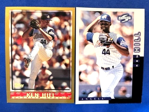 MLB - Ken Hill 1998 Topps & 1998 Score Baseball - Angels | eBay