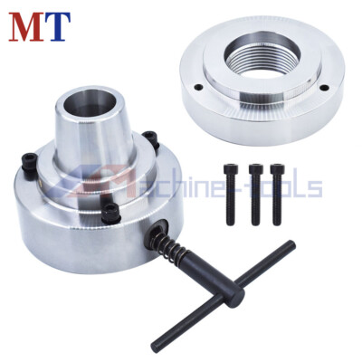 5C 5" Collet Lathe Chuck Closer W/ Semi-finished Adp.2-1/4" x 8 Thread ...