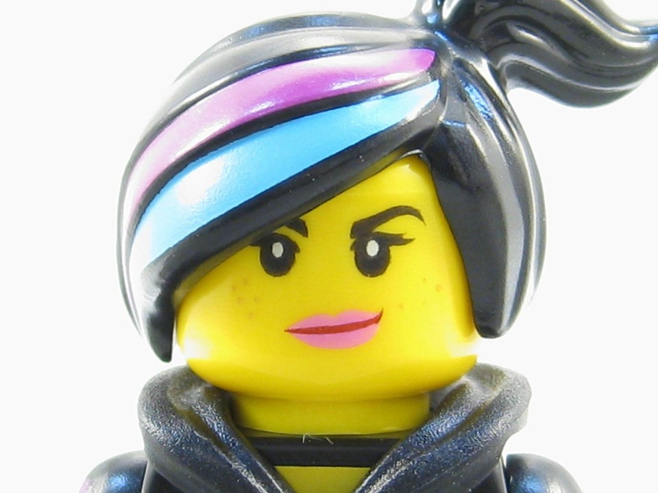LEGO The Lego Movie Wyldstyle Ponytail Hair Girl Minifigure | eBay