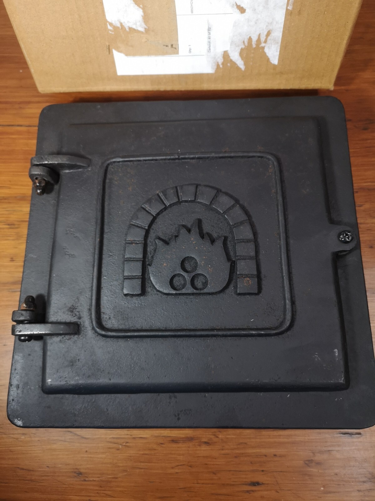 Minuteman Cast Iron Clean Out Door 8x8 CDR-08 Fireplace Clean-out Door ...