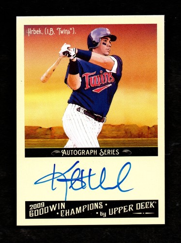 2009 Goodwin Champions KENT HRBEK Minnesota Twins World Series Champs ...