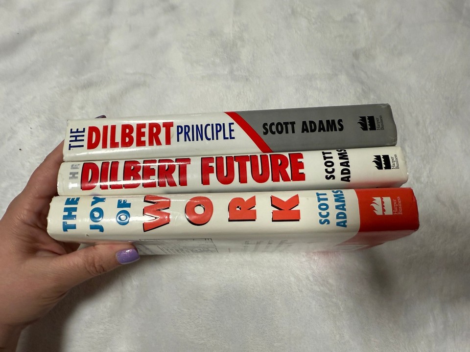 DILBERT'S BY SCOTT ADAMS HARDCOVER BOOK LOT OF 3 DILBERT PRINCIPLE ...
