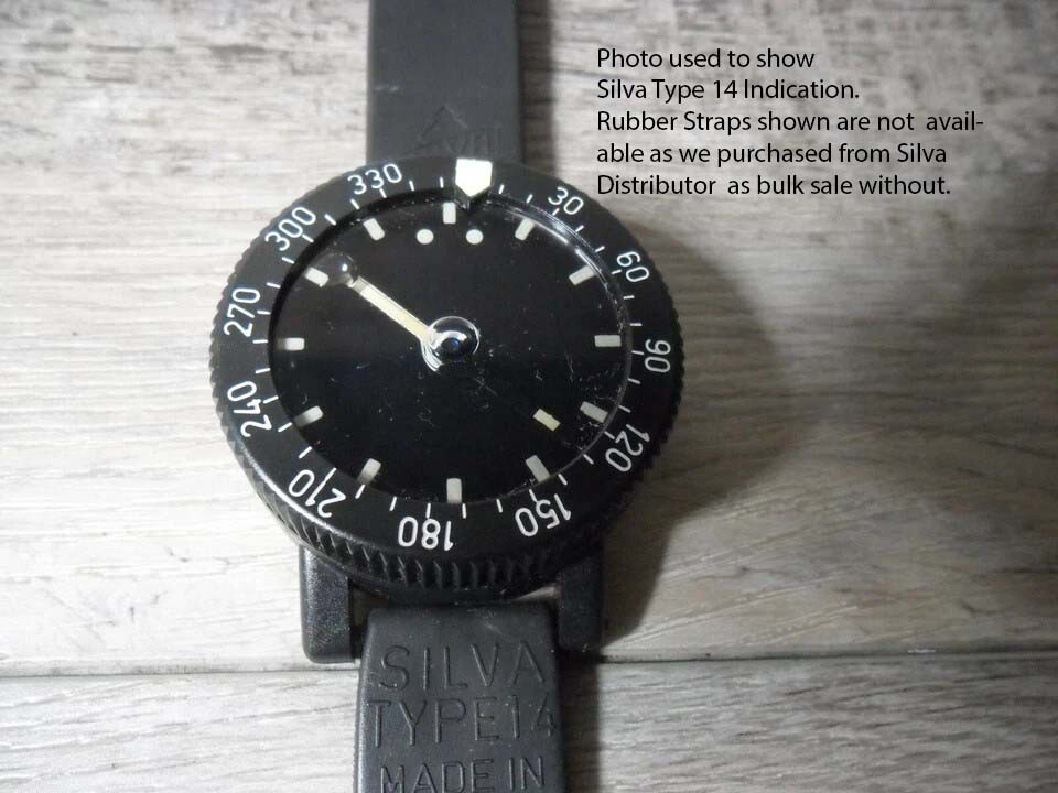 Silva Dive Wrist Compass TYPE 14 NO Band Sweden Unused Bulk Condition ...