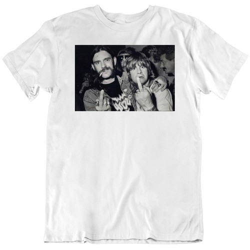 Lemmy Middle Finger Vintage Photo Music Fan T Shirt | eBay