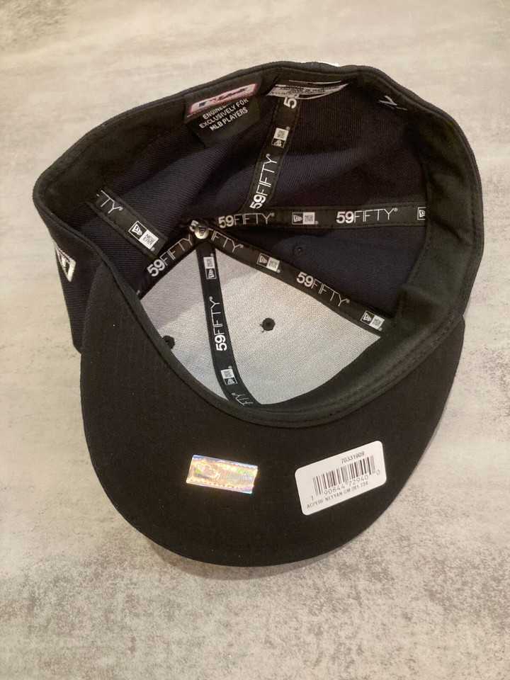 New Era 59Fifty MLB New York Yankees Flat Brim Cap, 70331909, Black ...