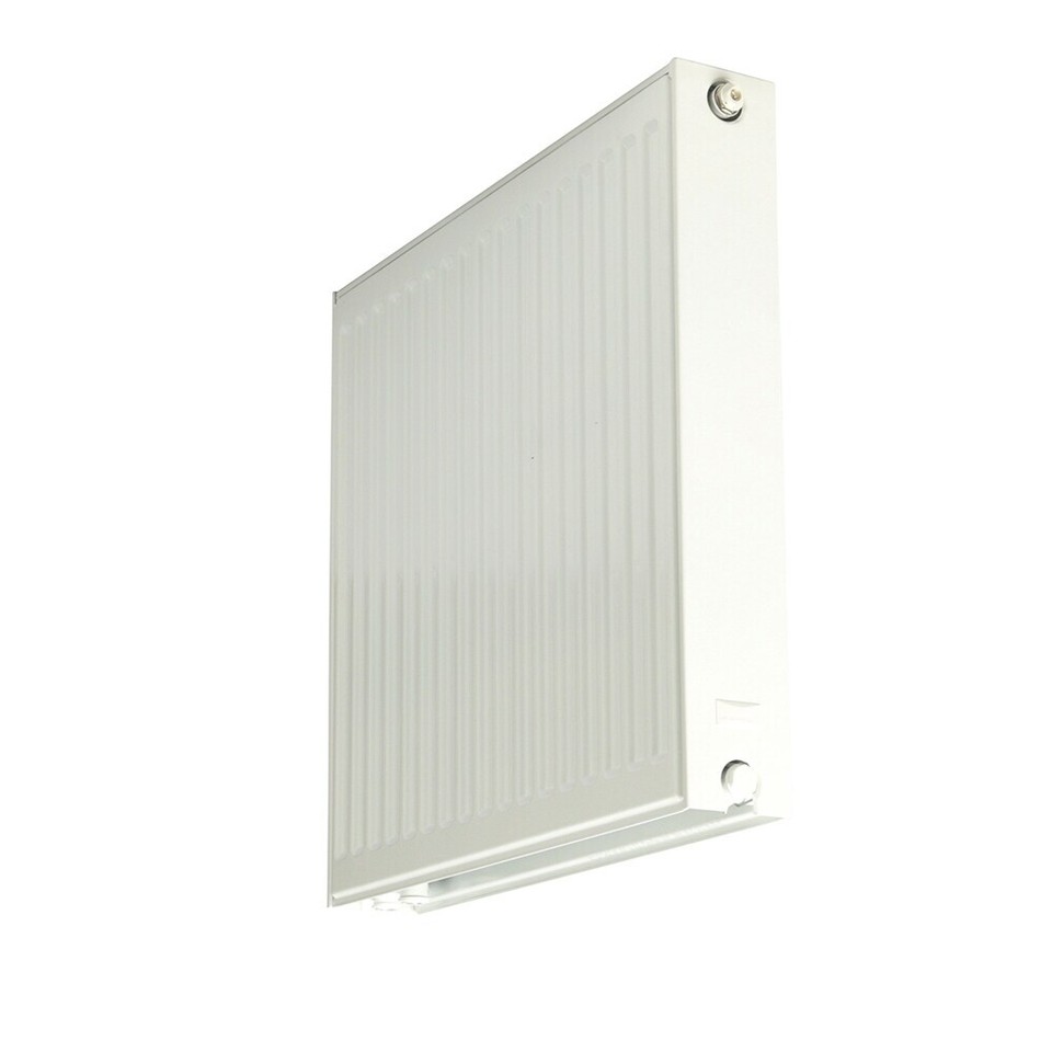 Ecostyle - 7,587 BTU - Hot Water Panel Radiator - 24"H x 40"W - White ...