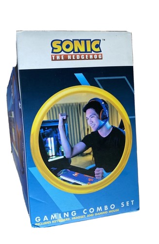 SONIC The HEDGEHOG Gaming Combo Set: Keyboard + Headset + Mouse SEGA ...