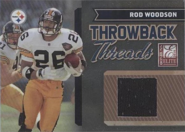 2010 Donruss Elite - Throwback Threads #16 Troy Polamalu, Rod Woodson ...
