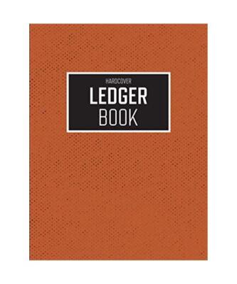 Hardcover Ledger Book: Book Keeping Log for Small Business | Libreta de ...