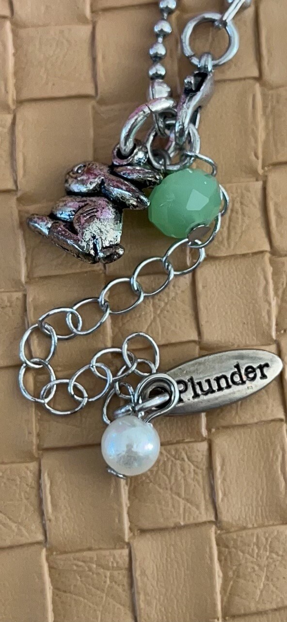 Plunder Some Bunny Pendant Necklace Easter Gift Kids Preteen | eBay