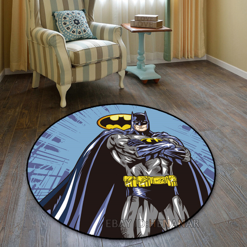 DC Anime Batman Carpet Round Floor Mat Home Decorate Area Rugs Multi ...