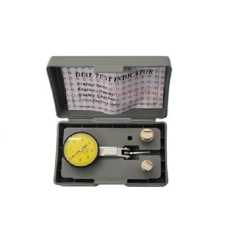 0.01mm Dial Test Indicator Magnetic Metric Finger Clock Lever DTI Gauge ...