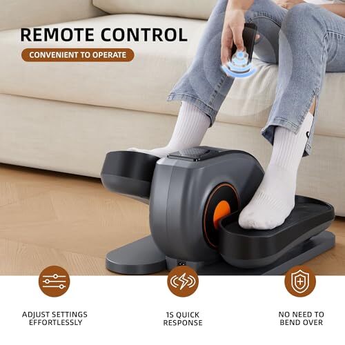 Under Desk Elliptical Machine, Seated Ellipse Leg Exerciser As Seen on ...