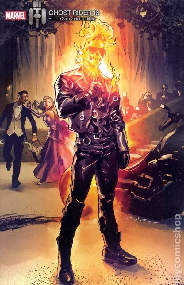 Ghost Rider #16 Vol 9 Cover B Gerald Parel Hellfire Gala MARVEL COMICS ...