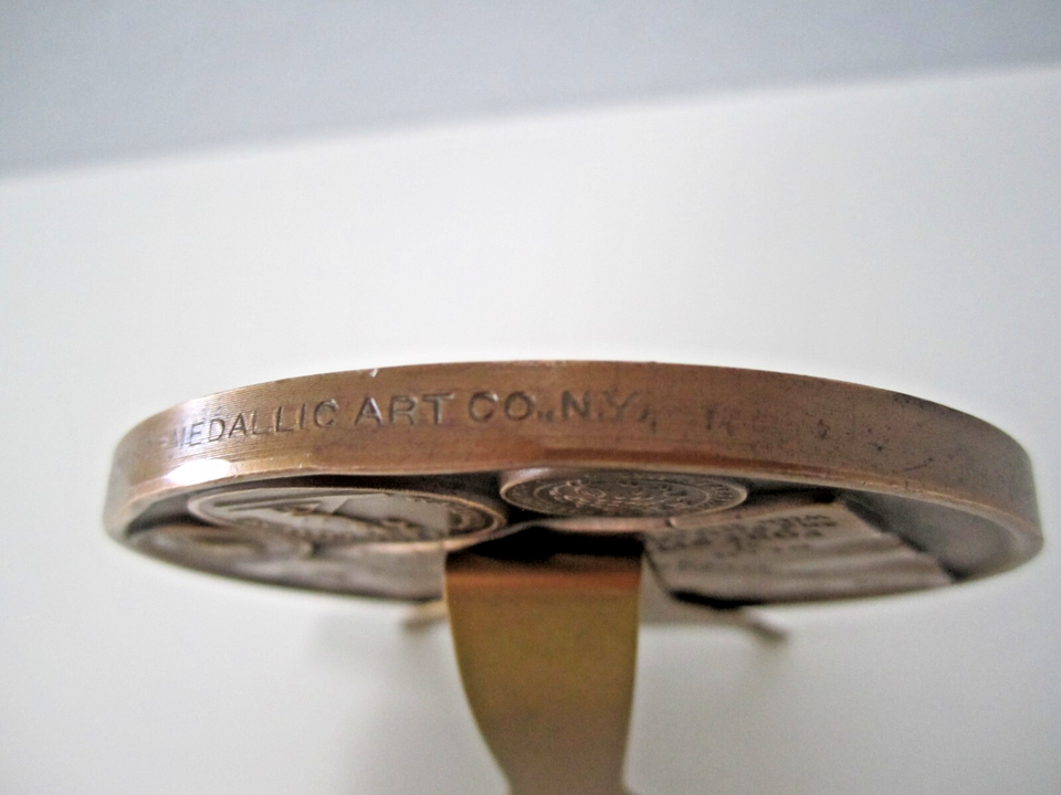 Vintage 1958 Pittsburgh The Point Fort Pitt Bicentennial MACO 3" Bronze ...