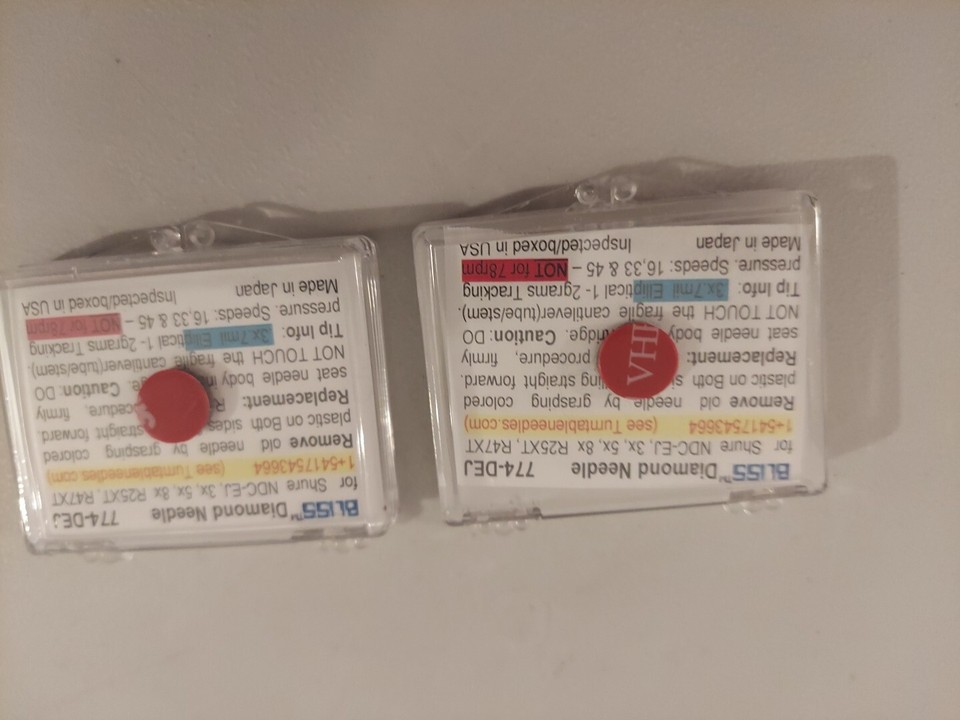 TURNTABLE NEEDLE SHURE 3X 5X 8X R25XT R47XT R47ED RS3T RS3X RS5T 774-EJ ...