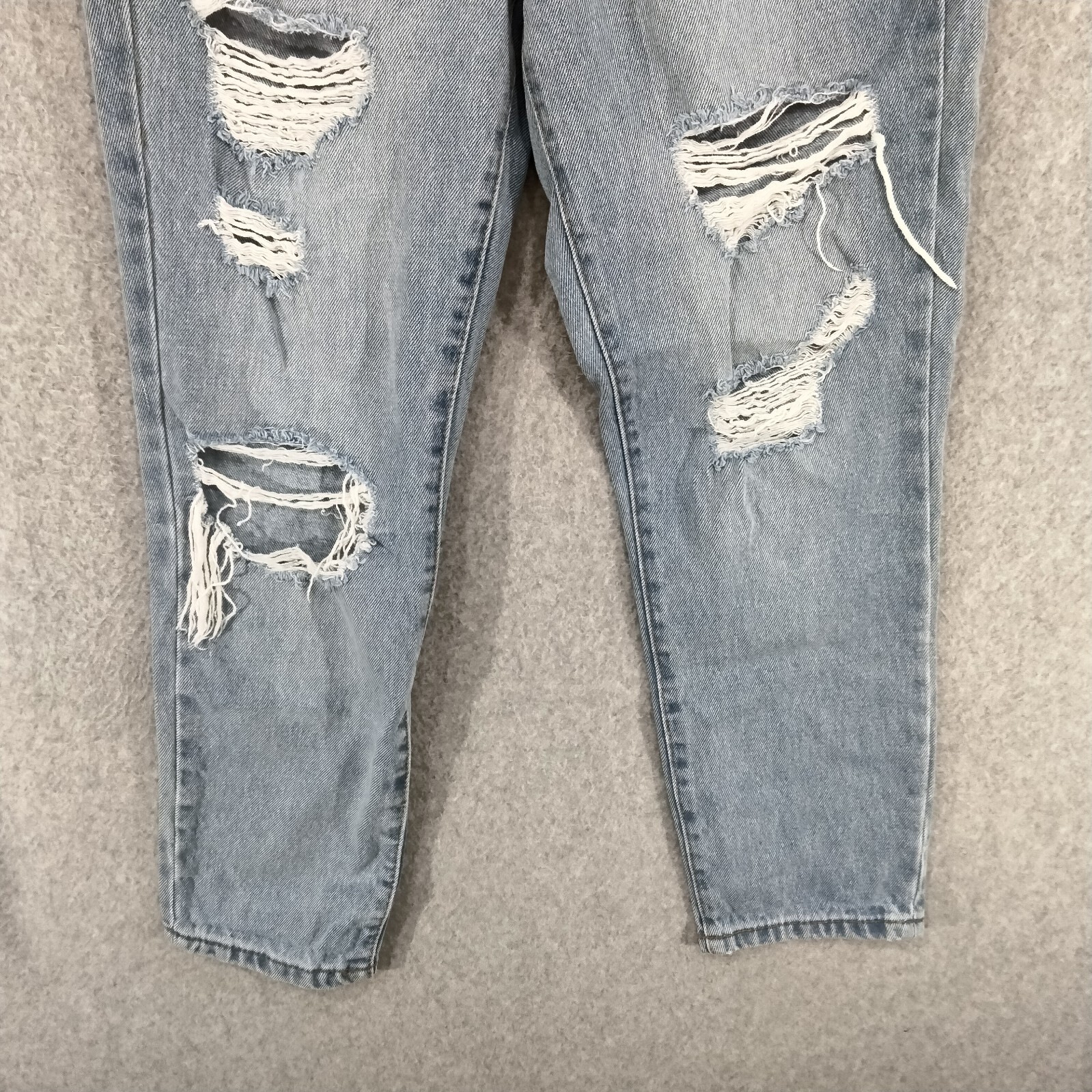 RSQ Soho Boyfriend Denim Jeans Button Distressed Medi… - Gem