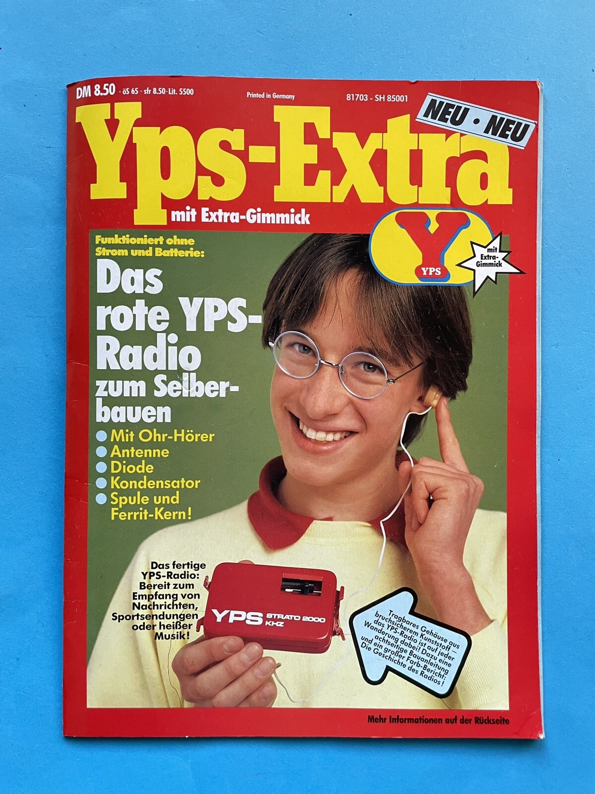 YPS EXTRA Comic HEFT Das ROTE RADIO 80 er Strato 2000 ohne GIMMICK OVP ...
