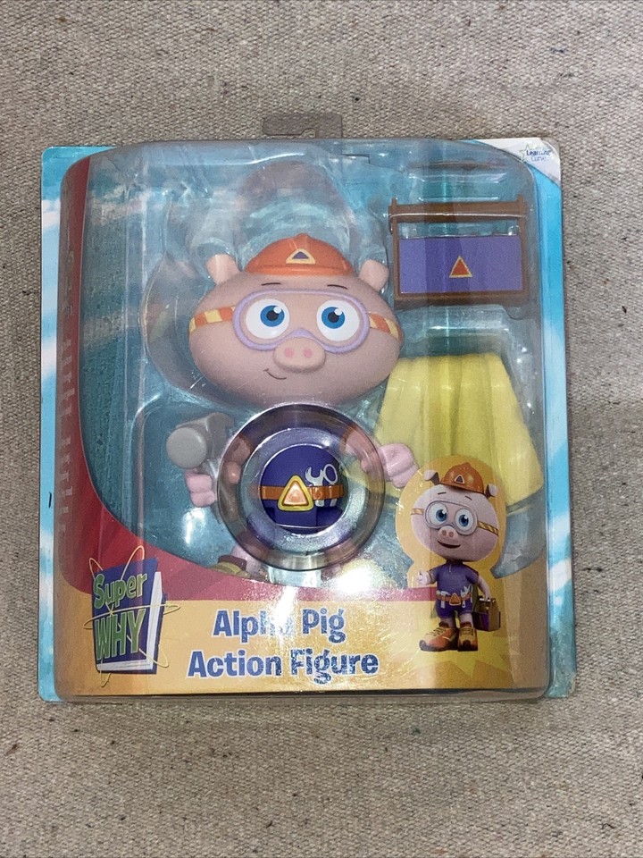 Super Why Alpha Pig Articulated Figure PBS Kids 6” PBS Kids Show New In ...