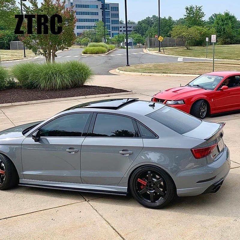 Carbon Fiber Trunk Wing Spoiler For AUDI A3 S3 RS3 8V Limousine Sedan ...