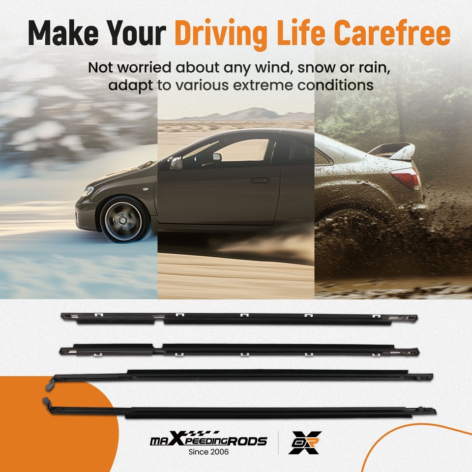 Door Belt Molding Weatherstrip for Toyota Corolla AE110/AE111/AE115 ...