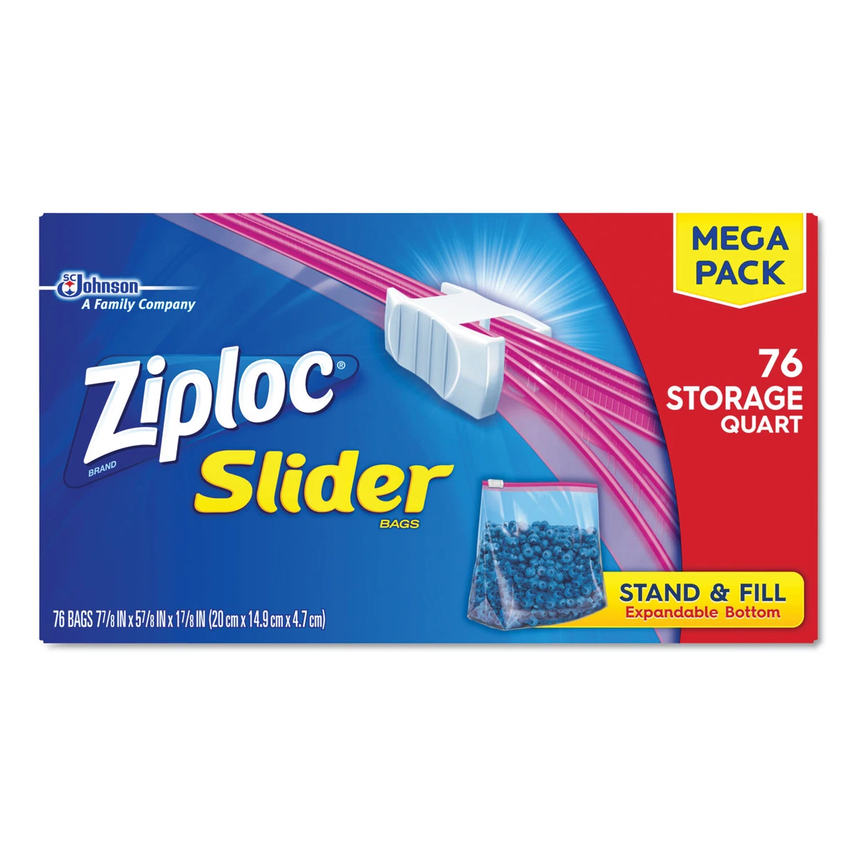 Ziploc Slider Bags