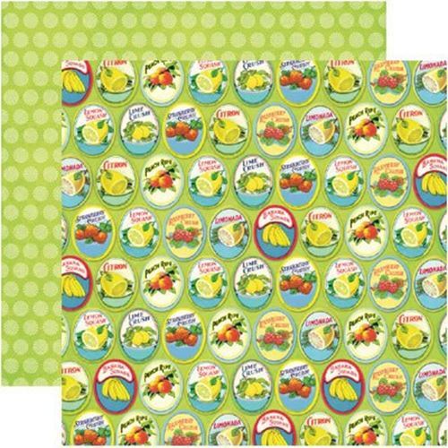Citron - Labels Classique Vintage 12x12 Paper by Reminisce - 5 Sheets ...