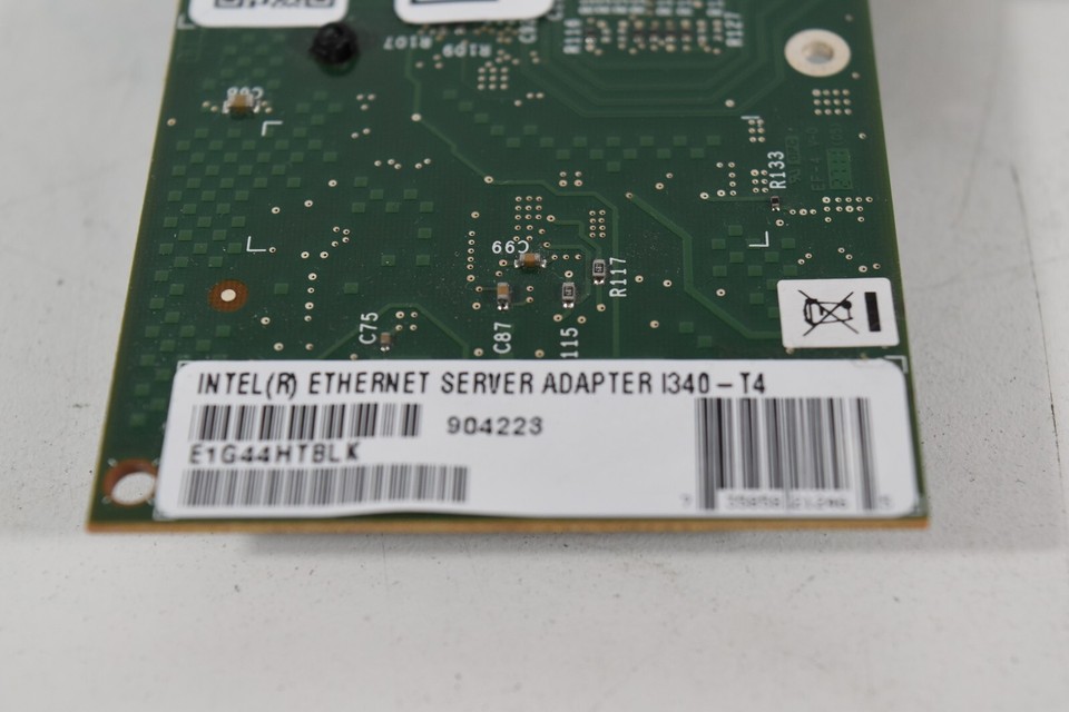 Intel Ethernet Network Adapter I340-T4 Gigabit Ethernet - Full Height ...