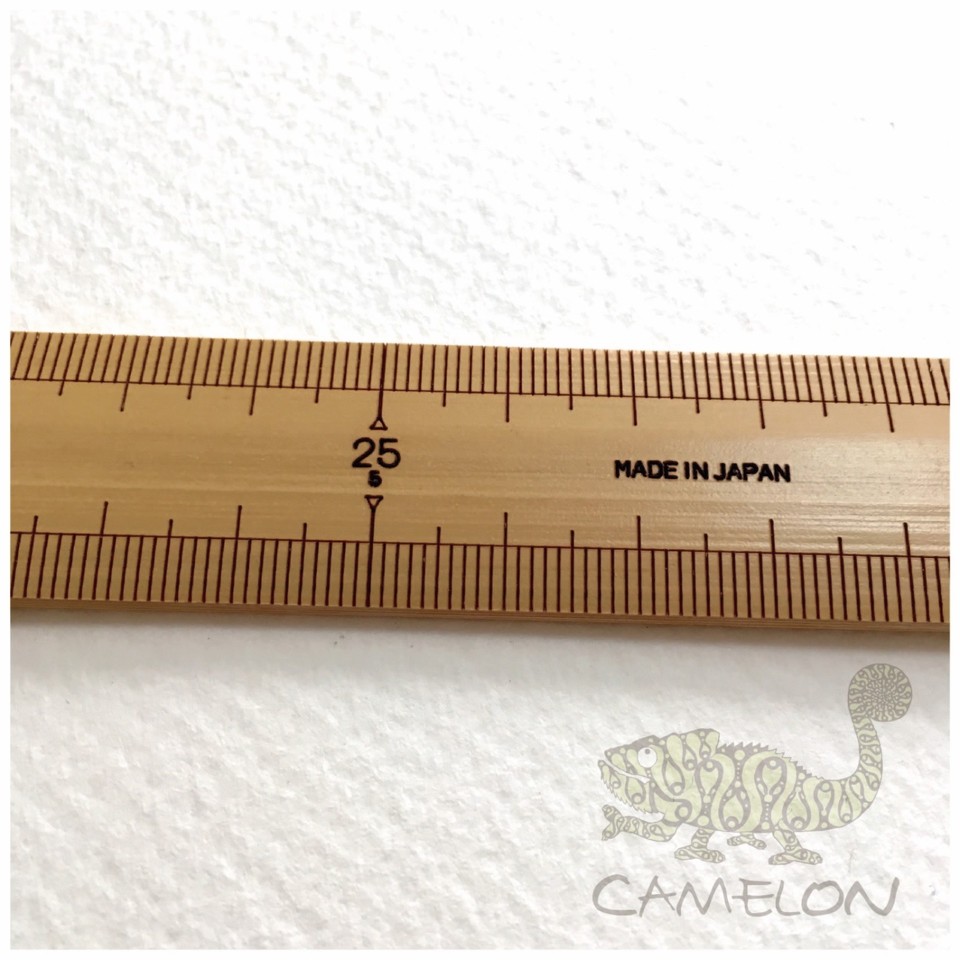 MADE IN JAPAN Japanese Bamboo Rule Small Ruler Scale 30cm 300mm | eBay